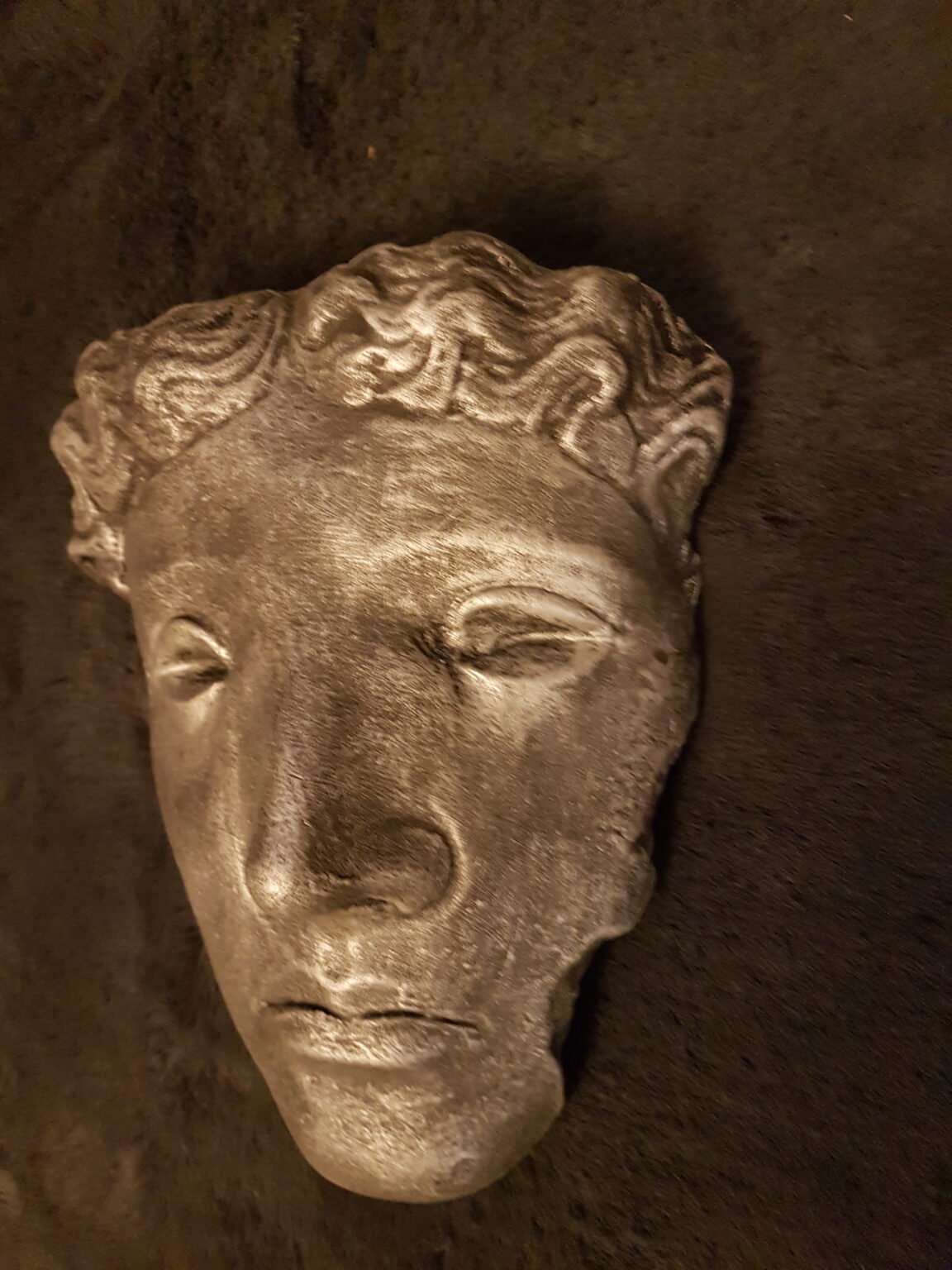 Oscar Greek Face Decor Plaster Wall Hanging Plaque David’s Face ...