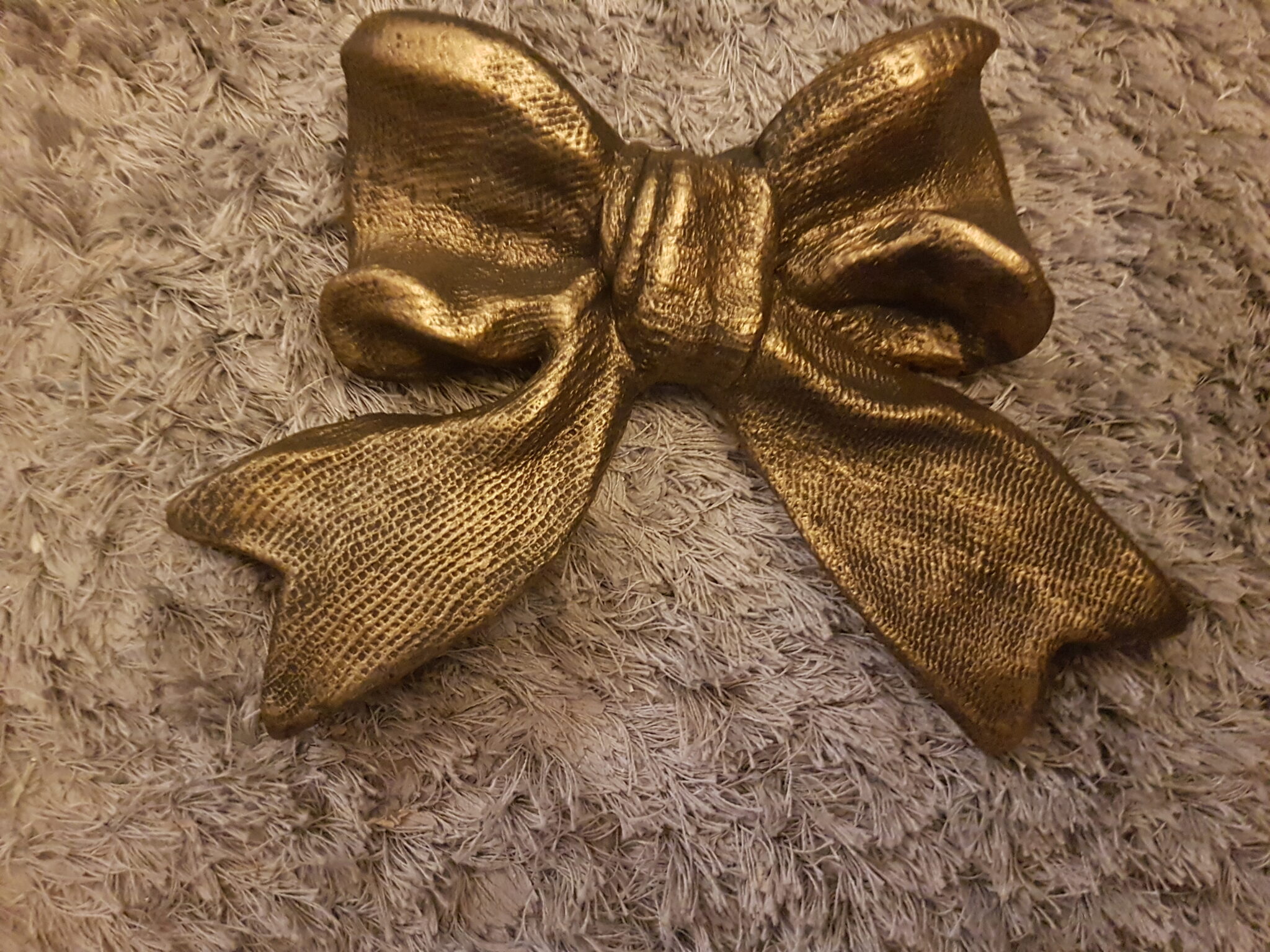 Architectural Ornate Plaster Bow Wall Plaque Shabby Chic Moulding ...